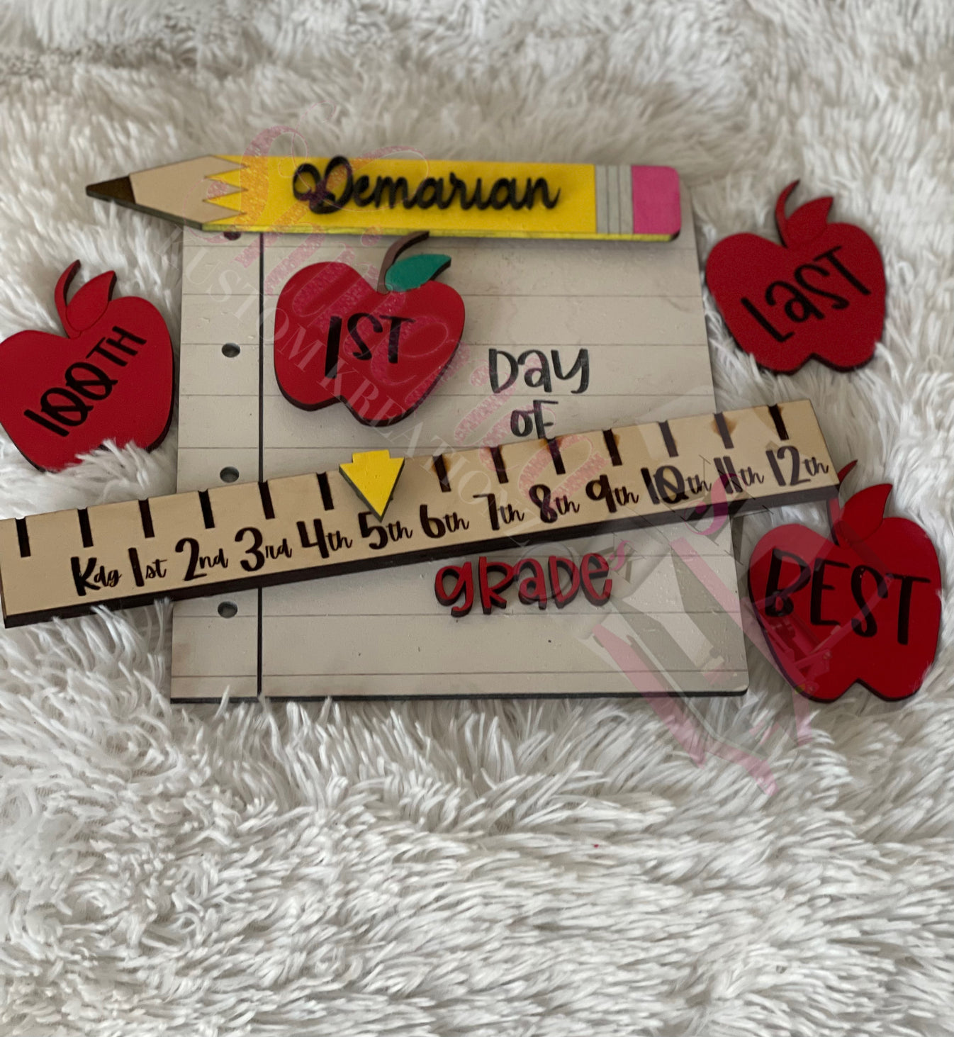 First, Best, 100th and Last Day of School Sign – Shinerica Kustom Kreationz